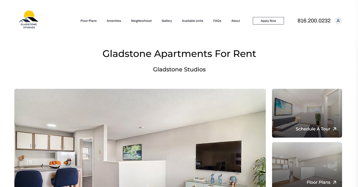 Gladstone Apartments for Rent, Gladstone Community, Gladstone Studios ...